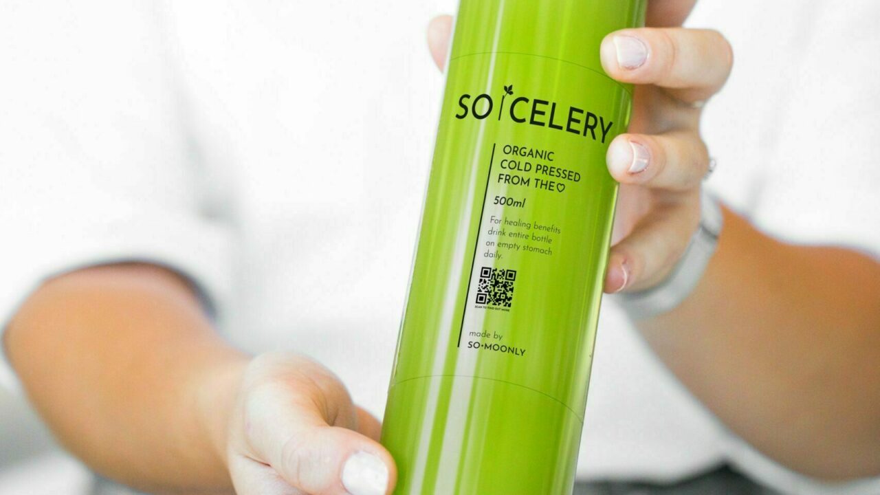 Organic Cold Pressed Pure Celery Juice in the UAE